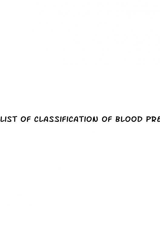 List Of Classification Of Blood Pressure Medications Inconsistently ...